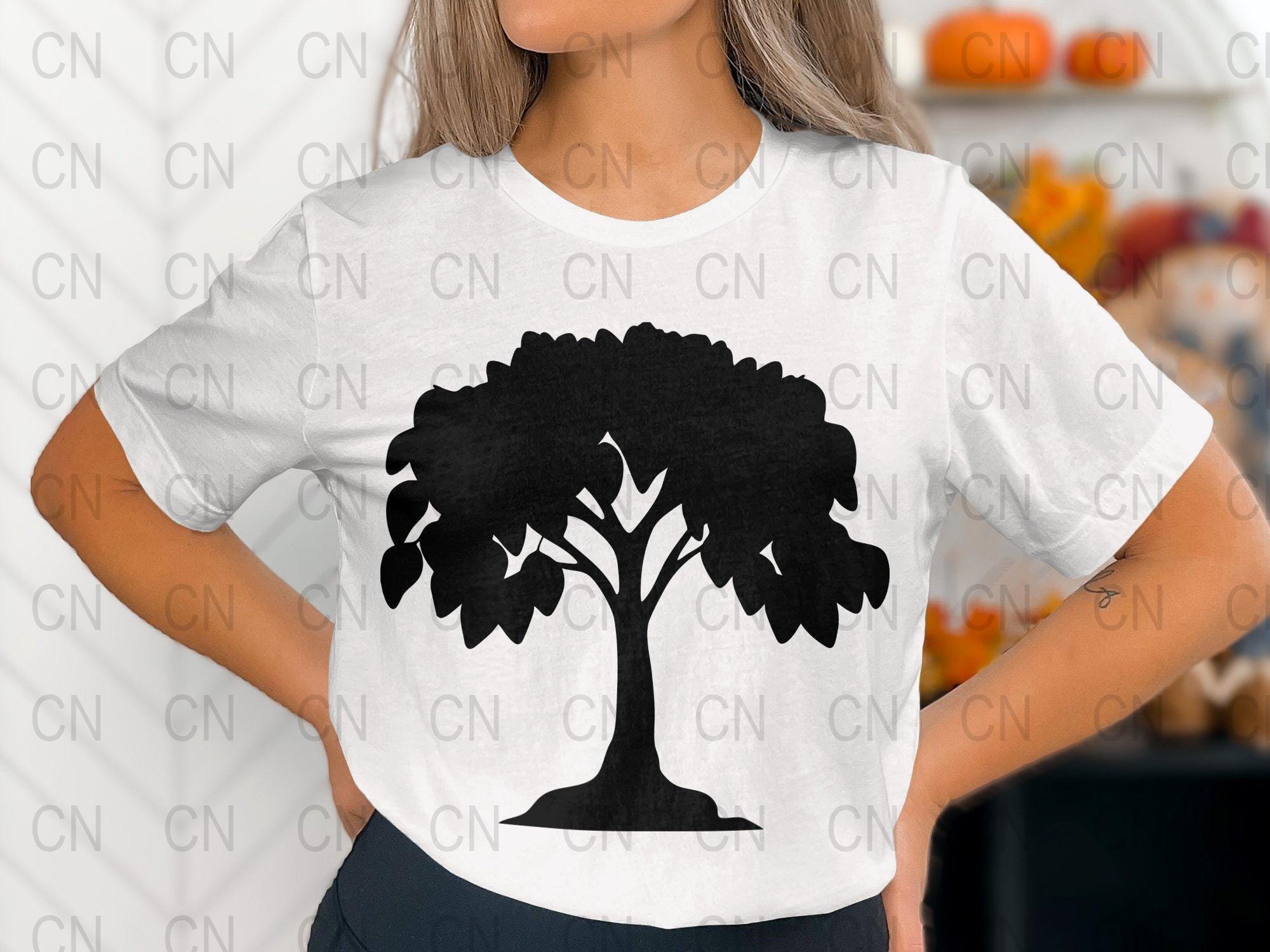 Bodhi Tree Silhouette, Bodhi Tree SVG, Tree of Enlightenment, Buddhist ...