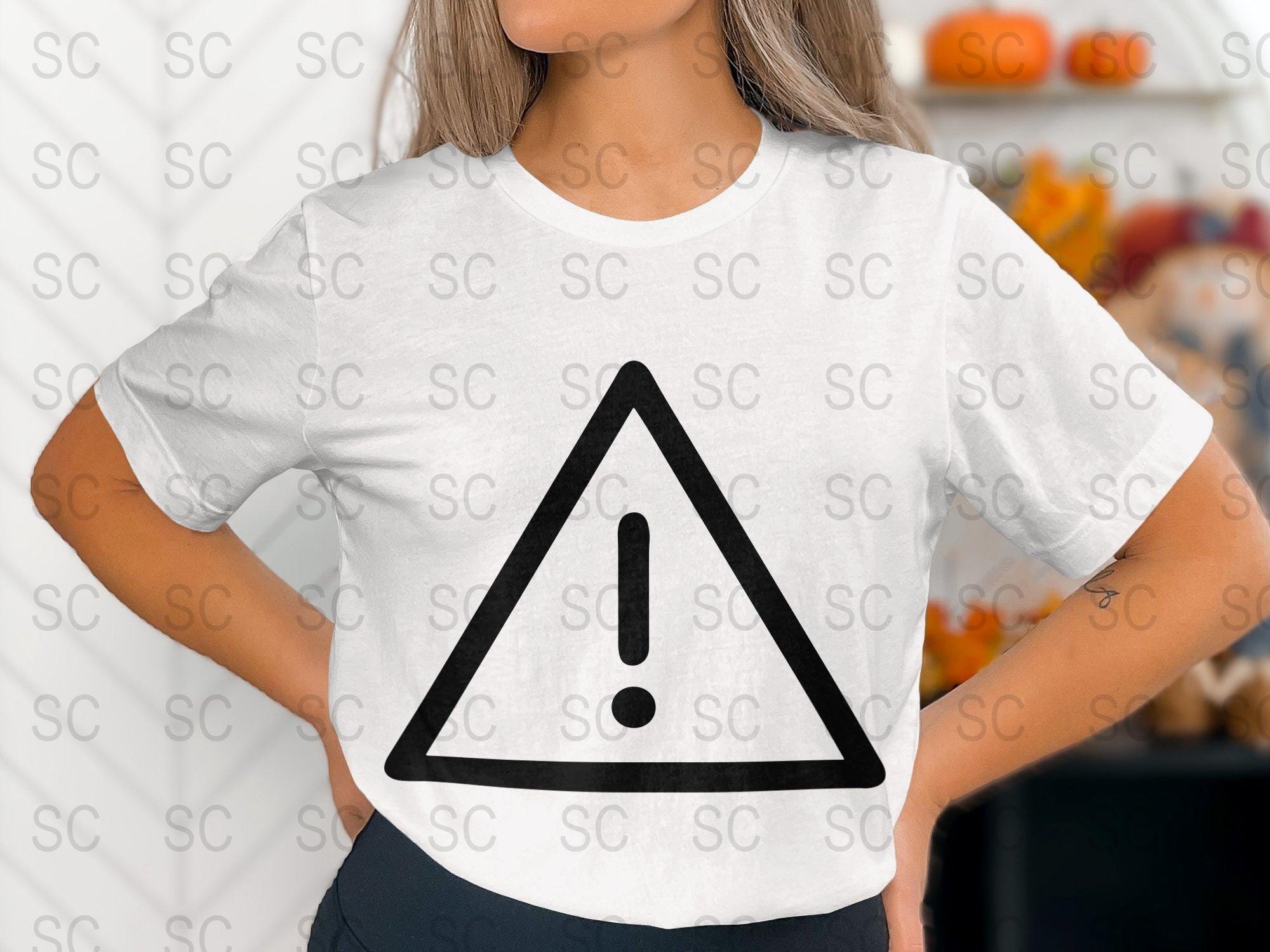 Alert Triangle Icon SVG, Warning Icon Clipart, Caution Sign Cut File ...