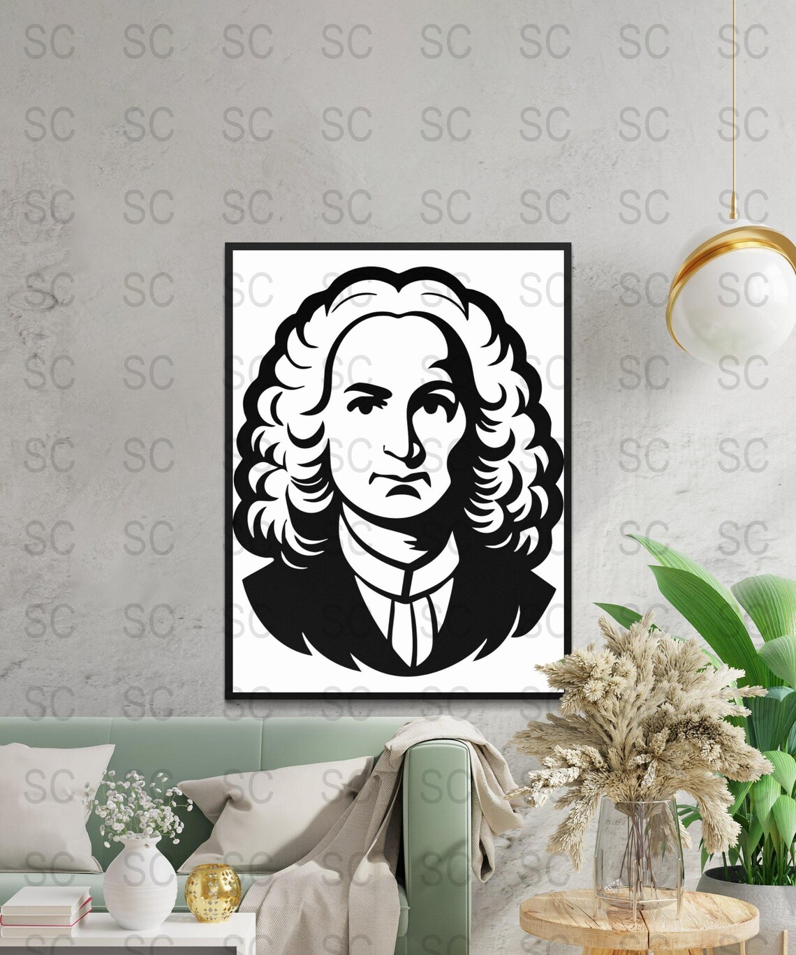 Antonio Vivaldi SVG, Composer Clipart, Vivaldi Silhouette Cut File ...