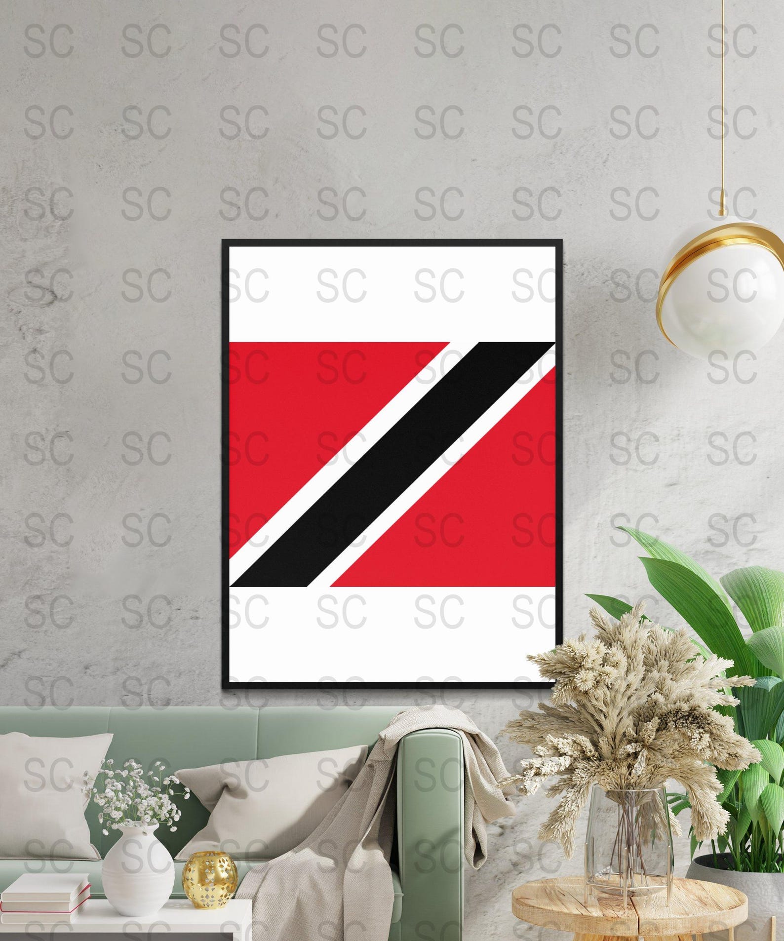 Trinidad and Tobago Flag SVG | National Flag Clipart | Digital Trinidad ...