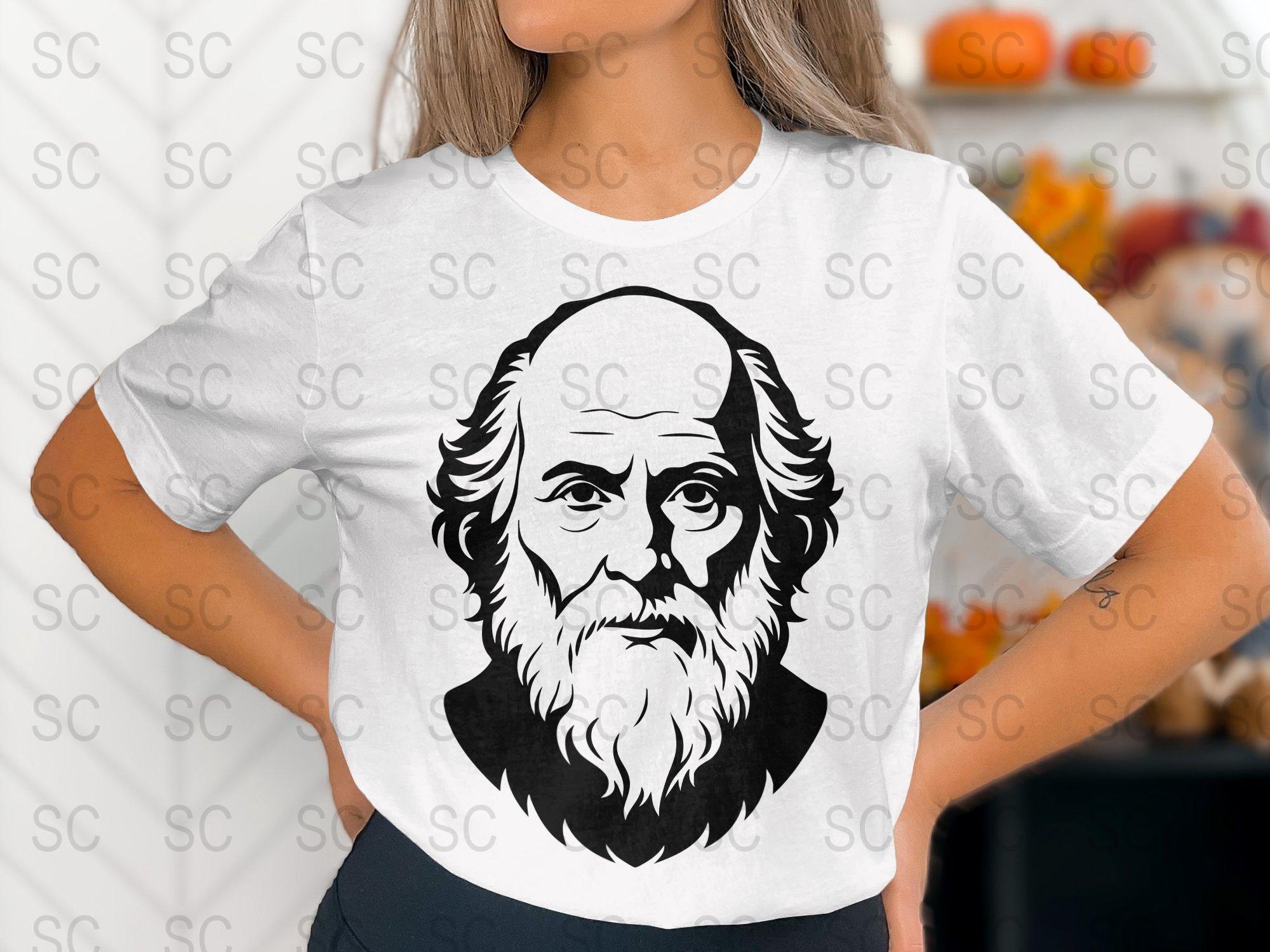 Charles Darwin Silhouette SVG, Scientist Icon Clipart, Evolution Theory ...