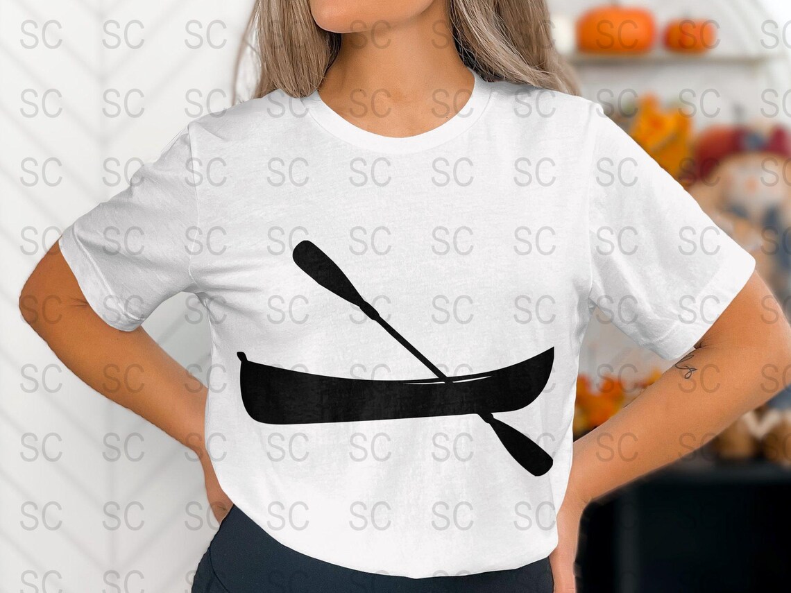 Rowboat Silhouette SVG, Small Boat Clipart, Watercraft Vector, Rowing ...