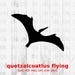 Quetzalcoatlus Silhouette SVG, Pterosaur Clipart, Jurassic Cut File ...