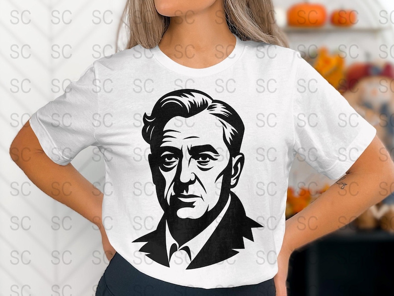 Franklin D. Roosevelt Face Silhouette SVG, U.S. President Portrait ...