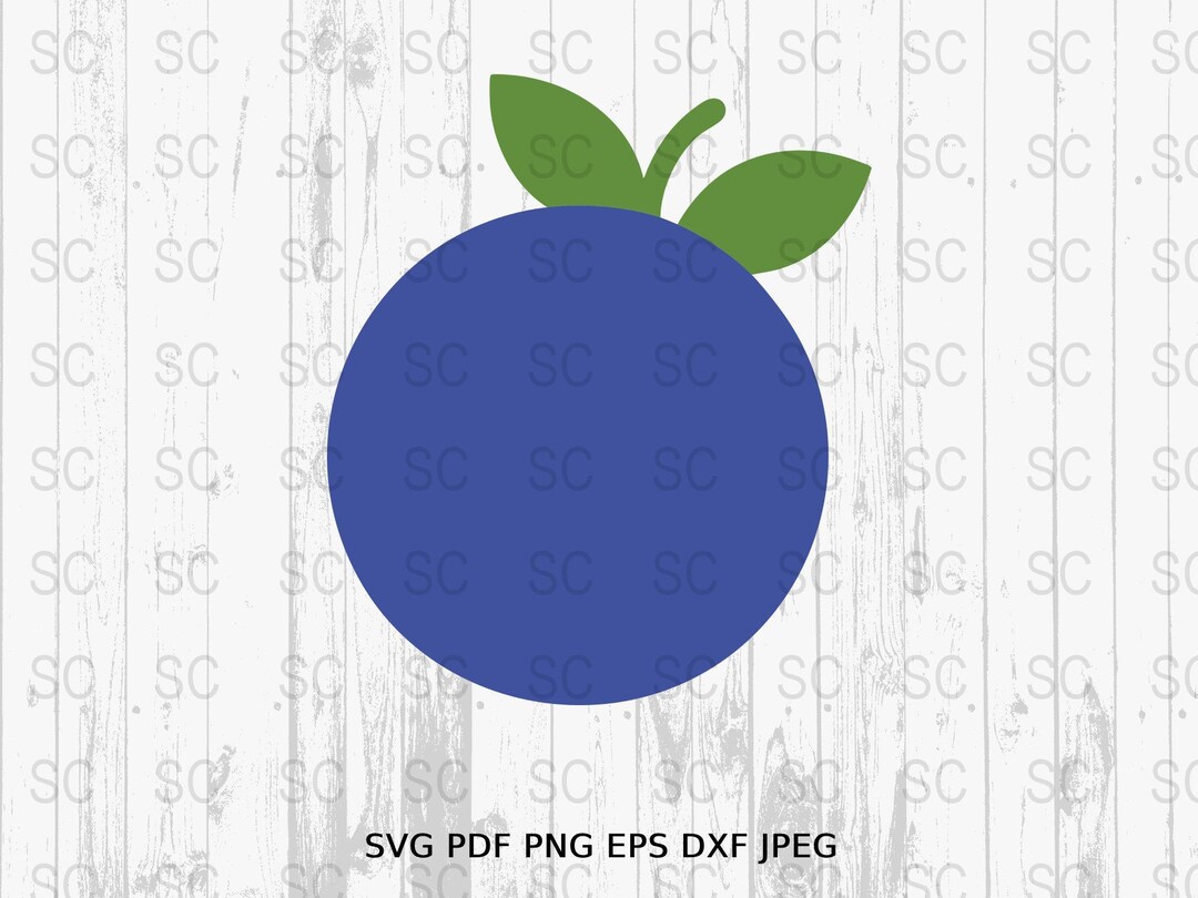 Blueberry SVG | Fresh Berry Clipart | Digital Blueberry Design | Juicy ...