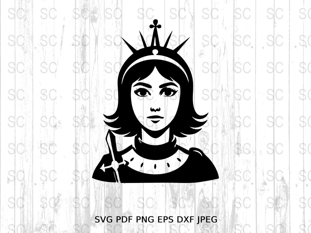 Joan of Arc Silhouette SVG, French Heroine Clipart, Historical Icon ...