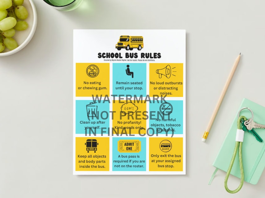 School Bus Rules, School Bus Drivers, School Bus Safety, Back to School ...