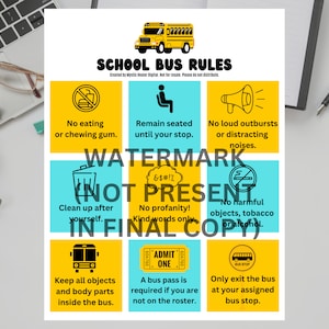 School Bus Rules, School Bus Drivers, School Bus Safety, Back to School ...