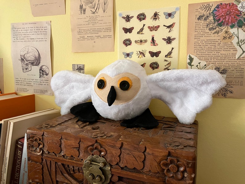 Owl Plushie Sewing Pattern Bird Toy Sewing Pattern and Written Tutorial ...