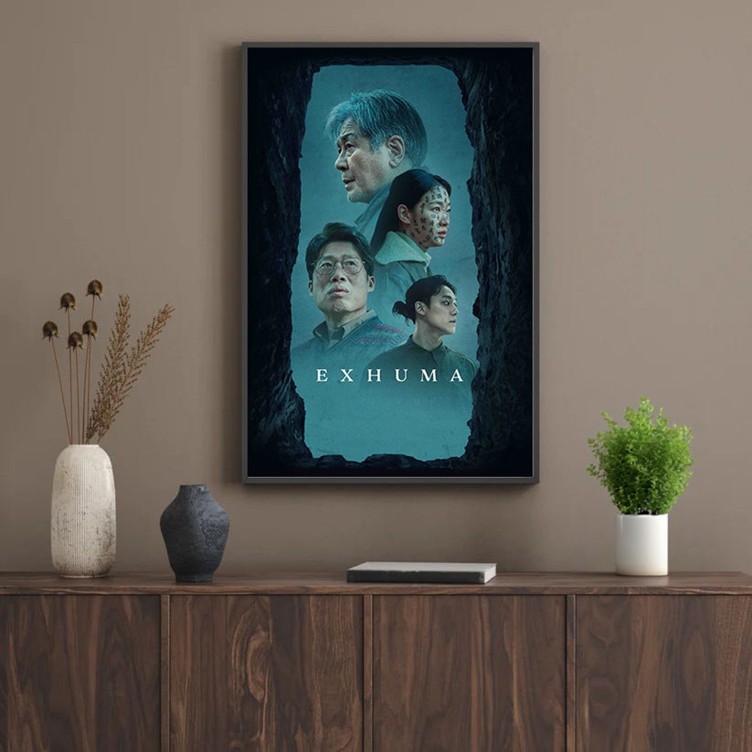 Exhuma Movie Poster, High Quality Print, Canvas Material Poster, Colour ...