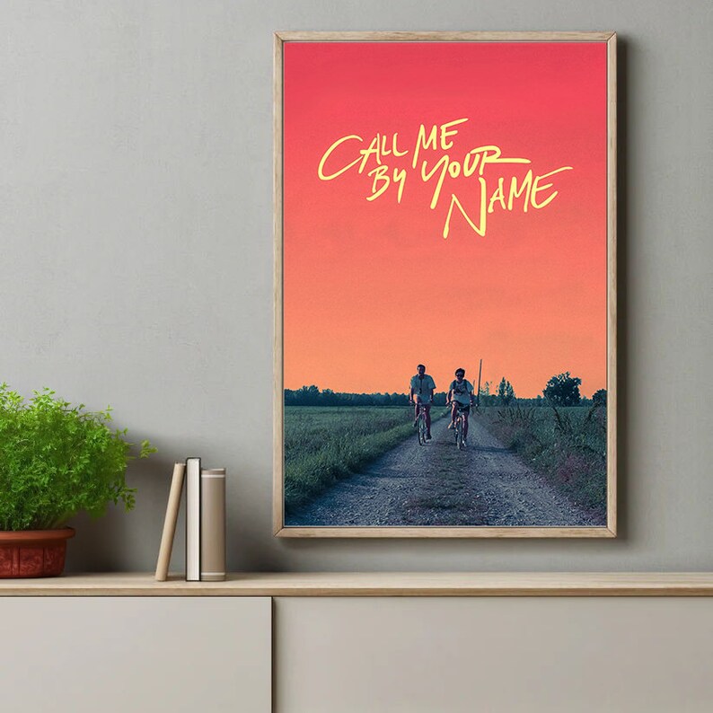 Call Me by Your Name Movie Poster, High Quality Print, Canvas Material ...