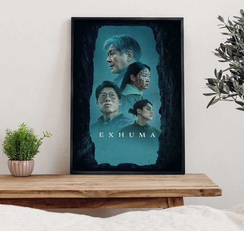 Exhuma Movie Poster, High Quality Print, Canvas Material Poster, Colour ...