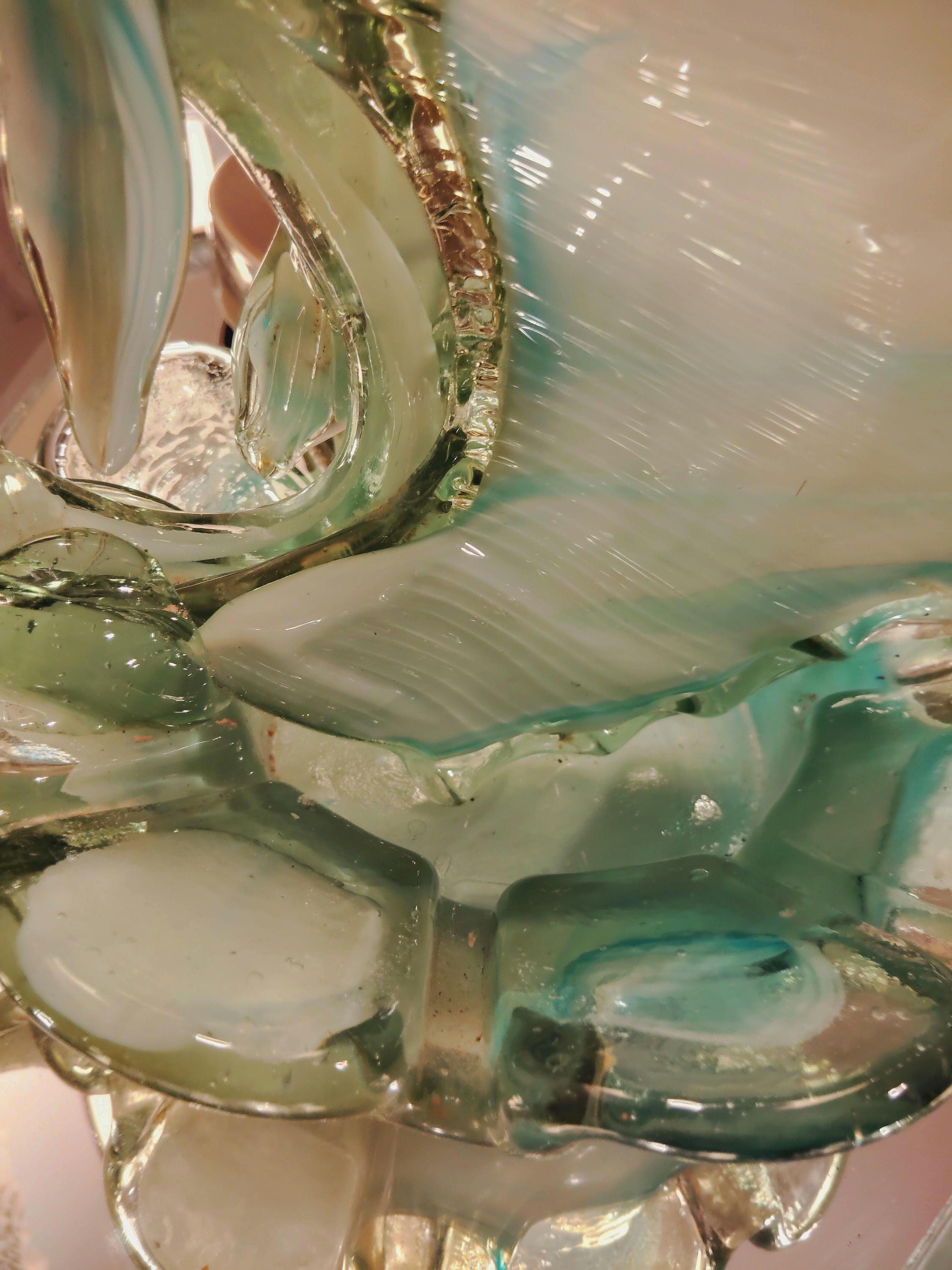 Vintage Art Glass Large Fish Ashtray - Etsy