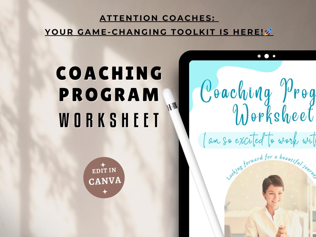 Coaching Session Worksheets, Coaching Worksheet Template, Coaching ...