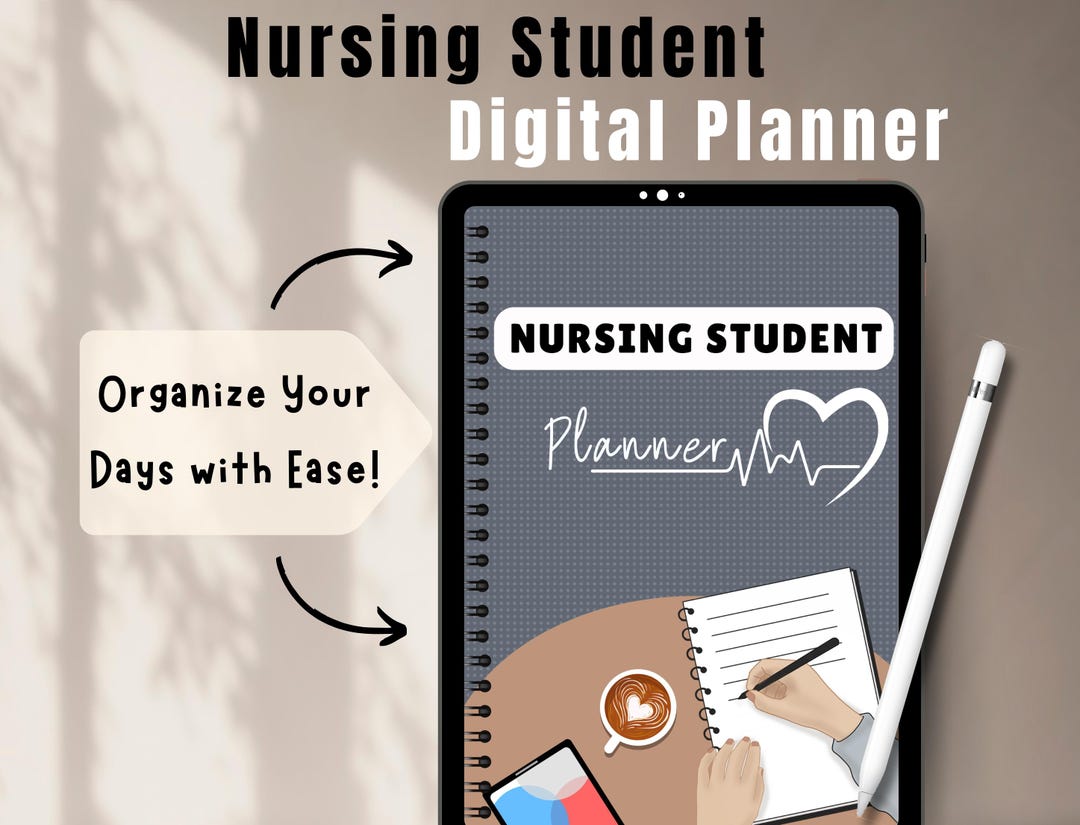 Nursing Student Planner, Nursing Notes, Editable Planner, Nursing Cheat ...