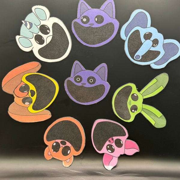 The Smiling Critters Stickers - Etsy