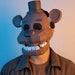 Freddy Fazbear Mask Paper Craft DIY Freddy Fazbear Mask Template Paper ...