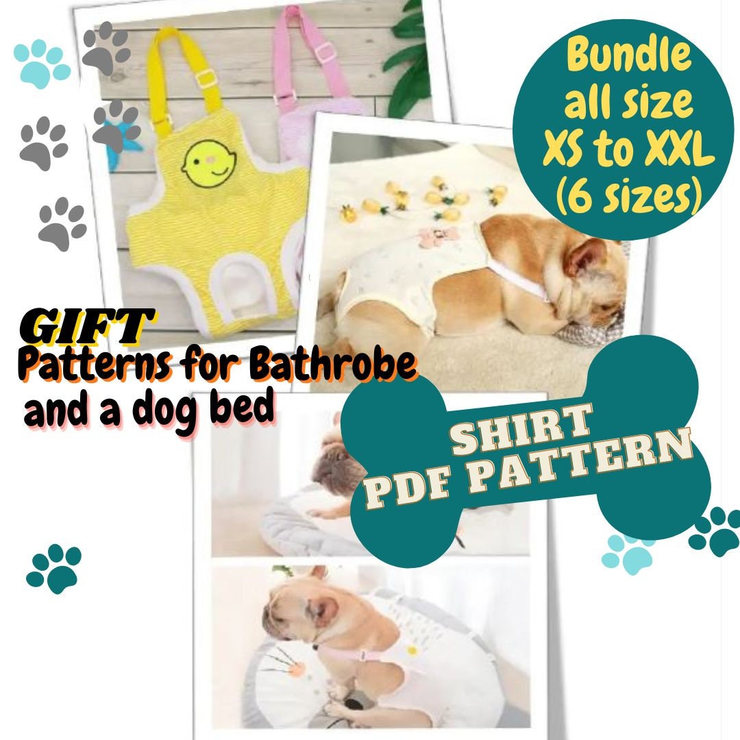 Dog Diaper Patterns Sewing Pattern Pdf File Make Your Own Dog Diapers ...