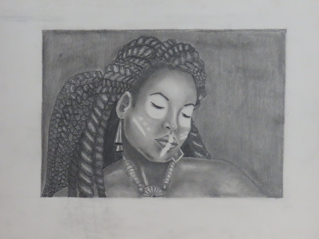 Serenity Pencil Drawing - Etsy