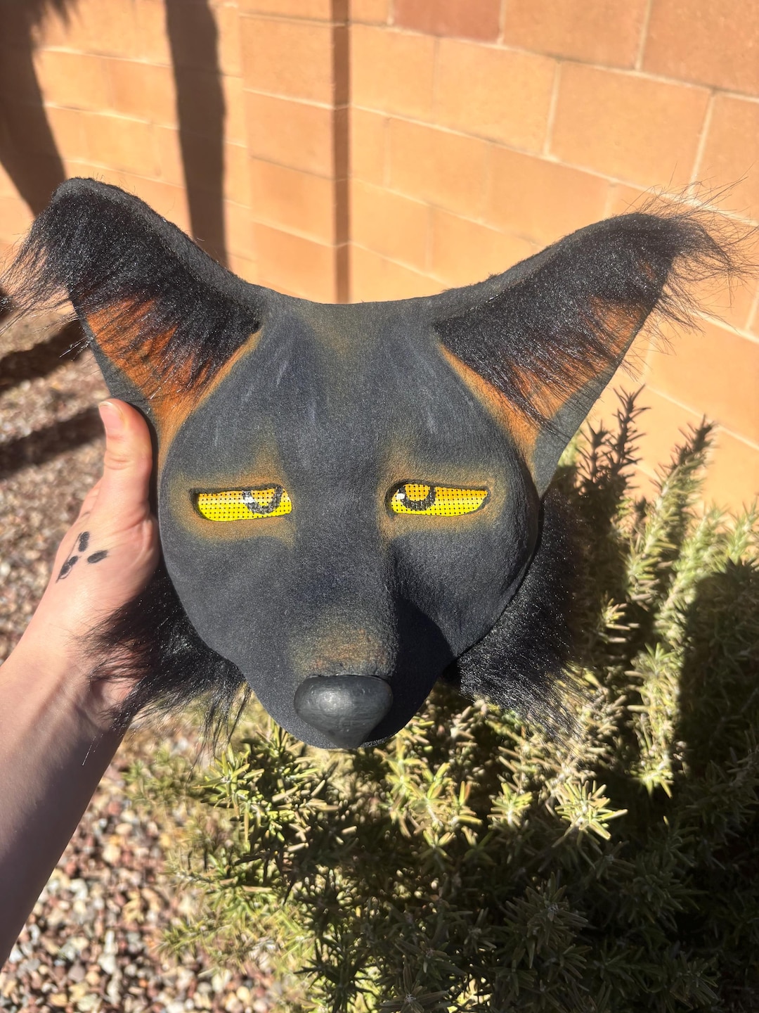 Therian Cross Fox Mask - Etsy