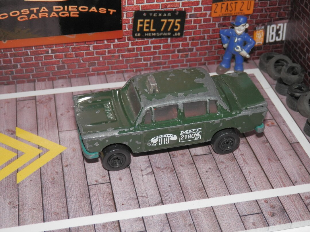 Fiat 125 P Warsaw Poland Taxi Very Rare Pinmark 1980's Diecast Model ...