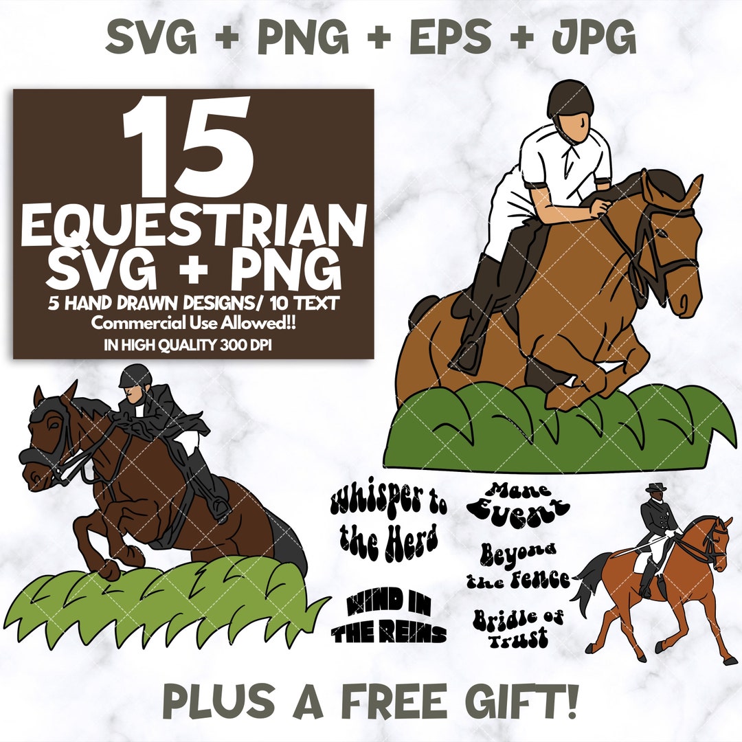 Equestrian Svg, Horse Jumping Svg, Equestrian Shirt Svg, Equestrian ...