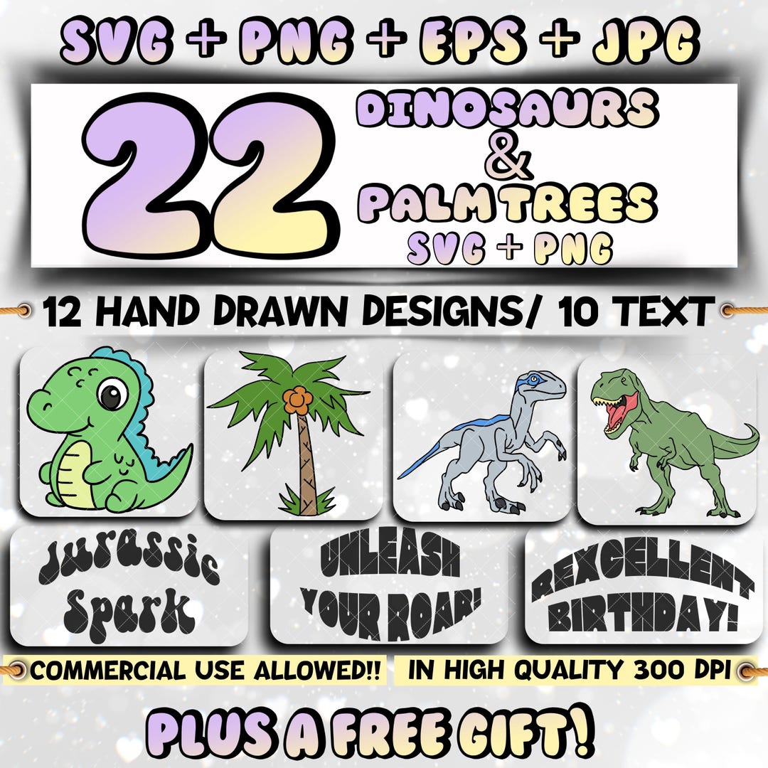 Dinosaur SVG, Dinosaur Svg for Cricut, Baby Dinosaur Svg, Cute Dinosaur ...