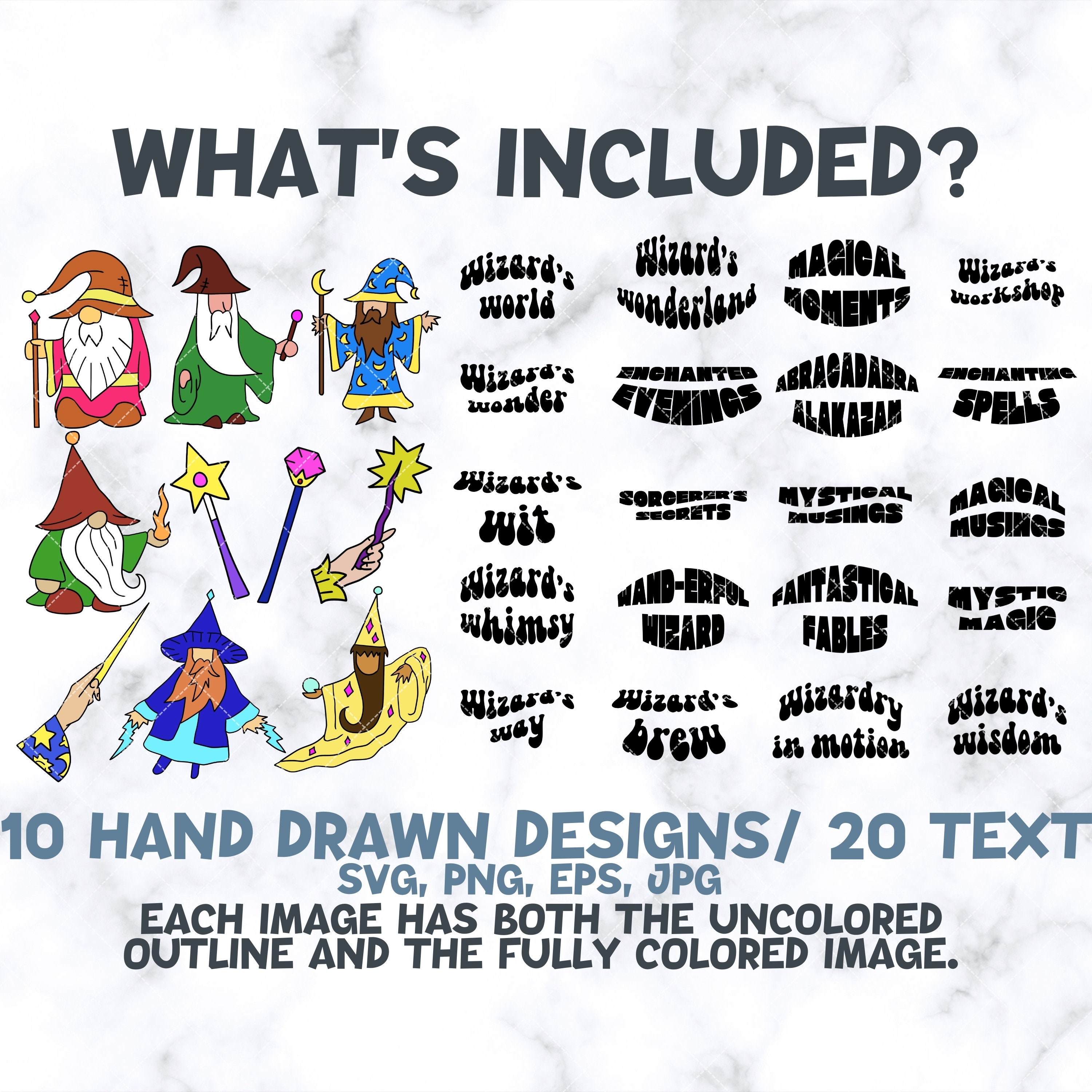 Magic Wizard Svg, Magic Wizard Svg Svg Files for Cricut, Wizard Wand ...