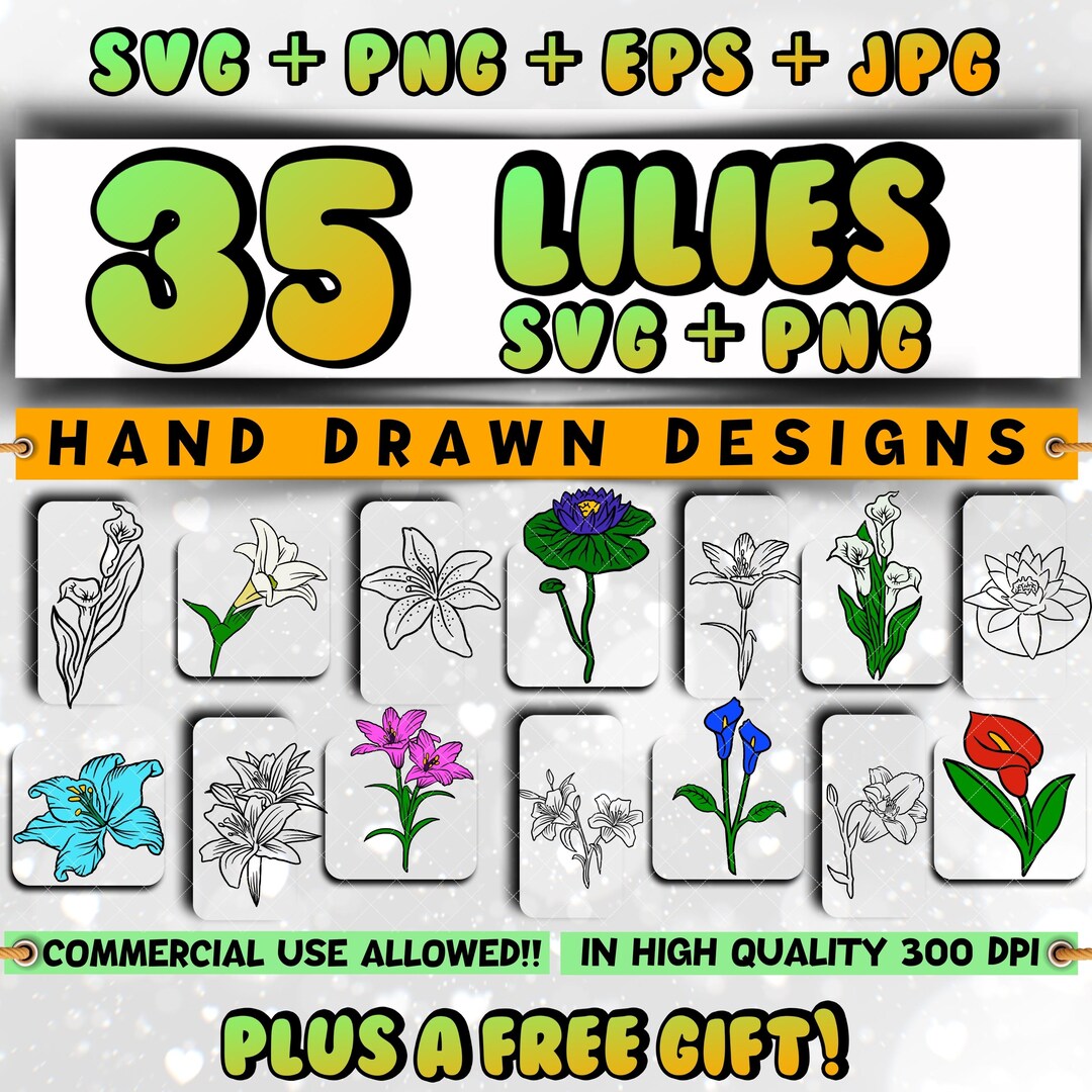 Lilies SVG Bundle, Lilies Clipart Set, Lilies Cut File, Lilies Cricut ... Lilies SVG Bundle, Lilies Clipart Set, Lilies Cut File, Lilies Cricut ...