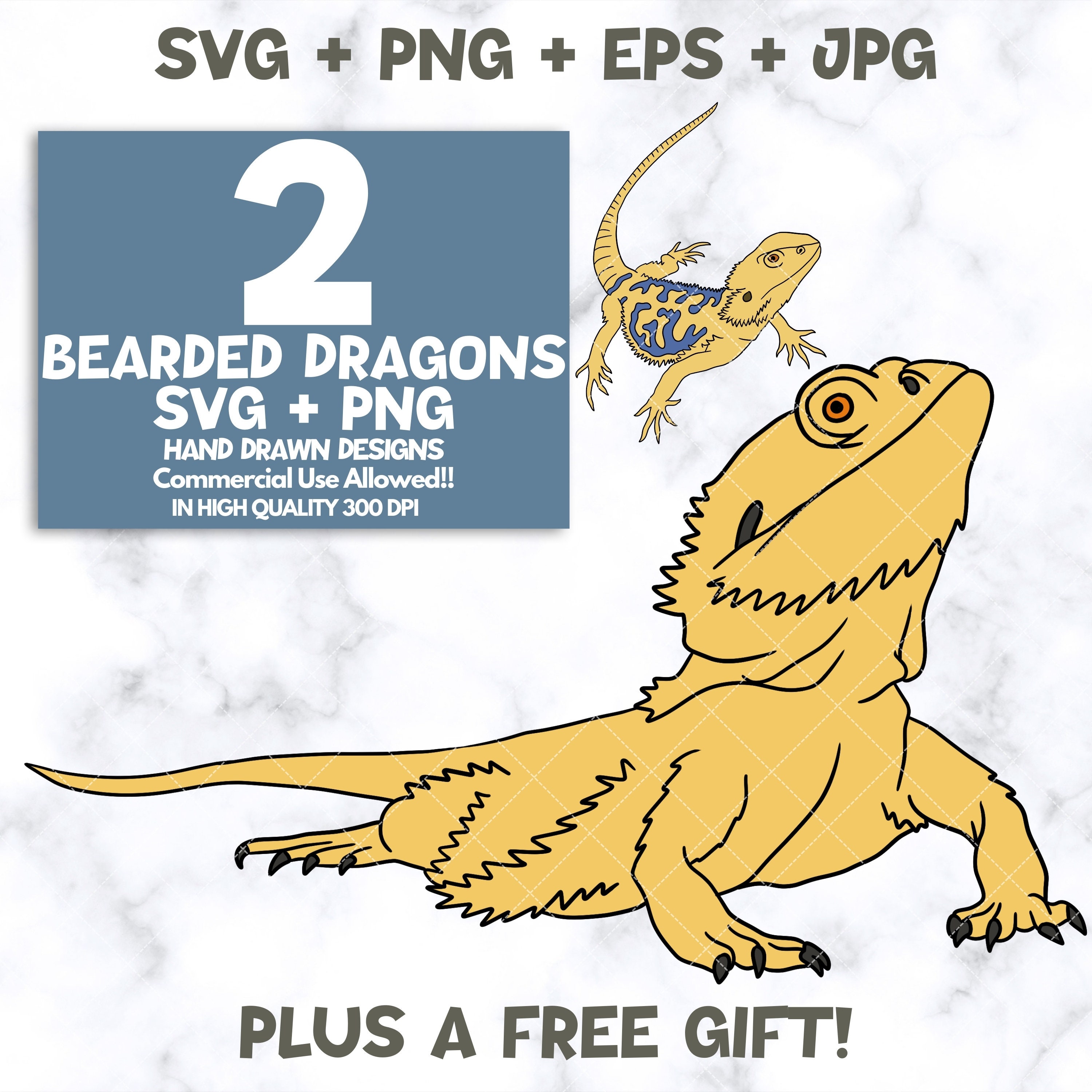 Bearded Dragon Svg, Bearded Dragon Cricut, Bearded Dragon Svg Files ...
