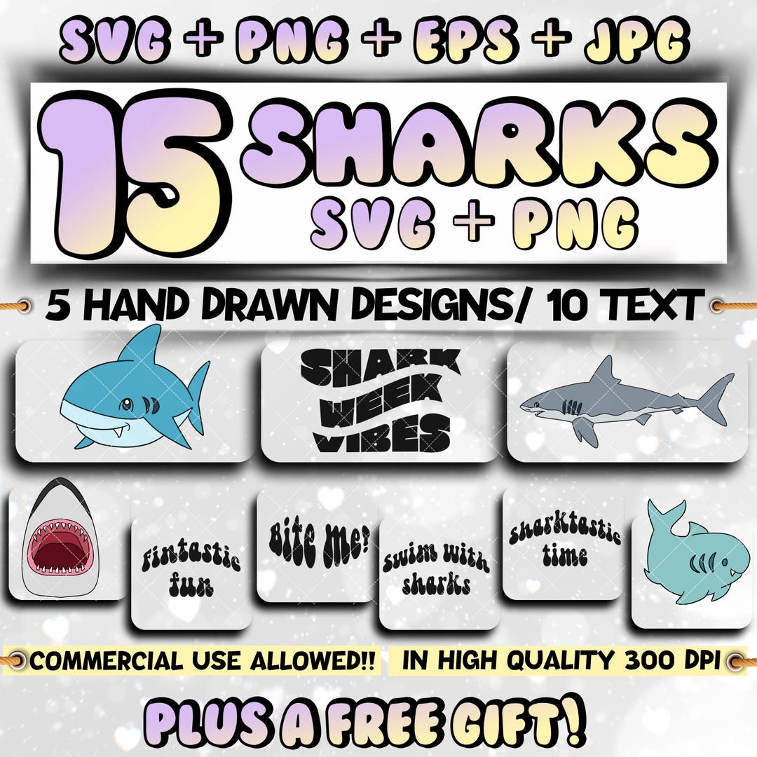 Shark SVG, Shark Baby Svg, Shark Mouth Svg, Shark Bite SVG, Shark ...