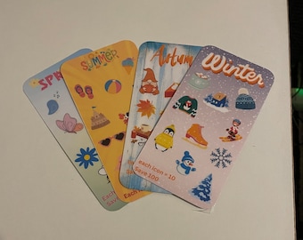 Seasons Bundle/ Seasons Savings Challenge With Cash Totals Bank Teller ...