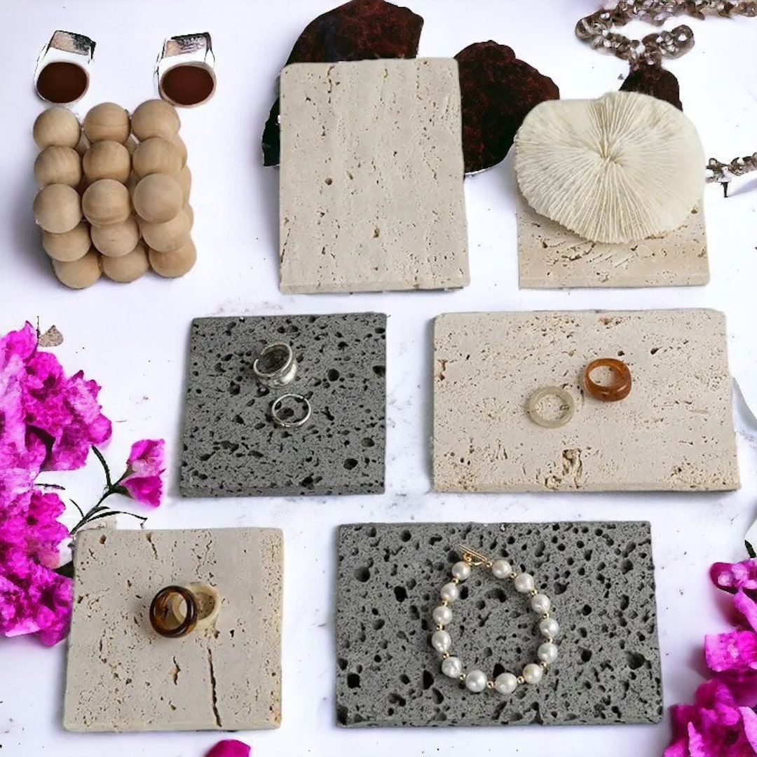 Natural Stone Jewelry Display, Jewelry Decoration, Jewelry Organizer ...