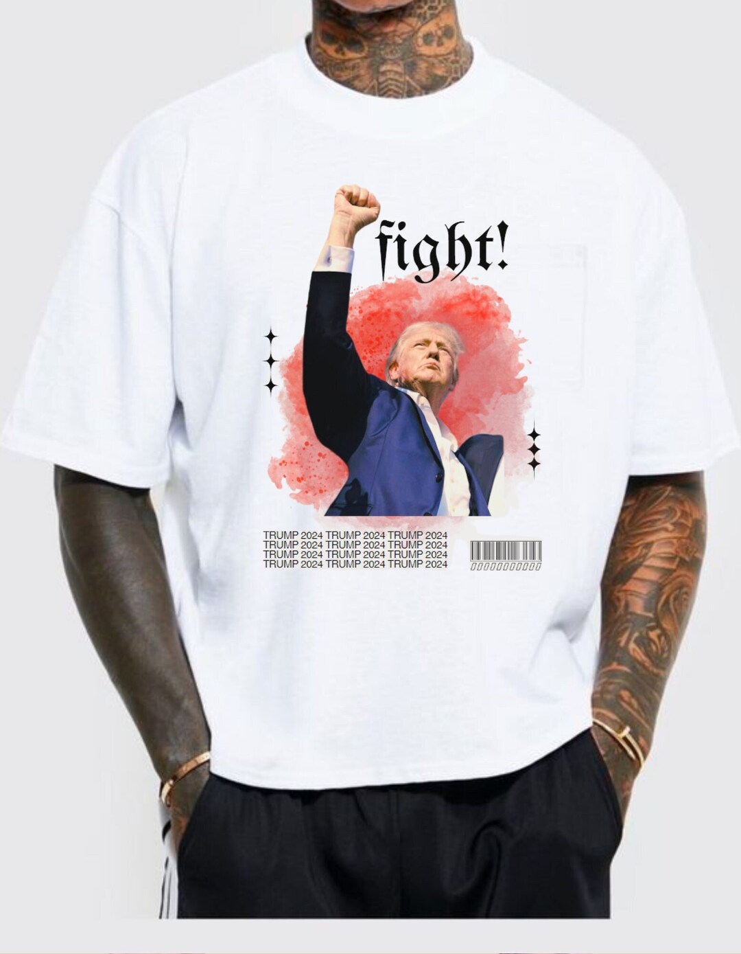 Donald Trump Iconic Shot 2024 Assassination Attempt PNG File ...