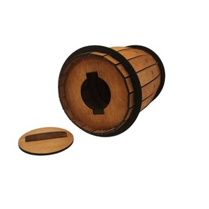Rustic Wooden Money Barrel, Money Box Unique Handcrafted Savings for ...