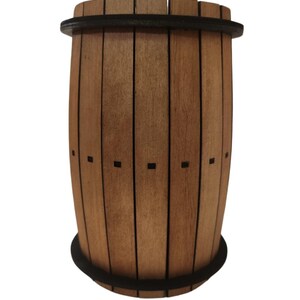 Rustic Wooden Money Barrel, Money Box Unique Handcrafted Savings for ...