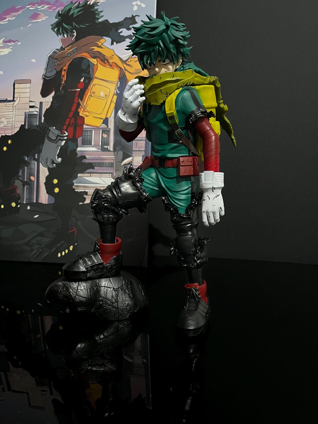 Izuku Midoriya Vigilante Hero Deku My Hero Academia 3D-Harzdruck 3D ...