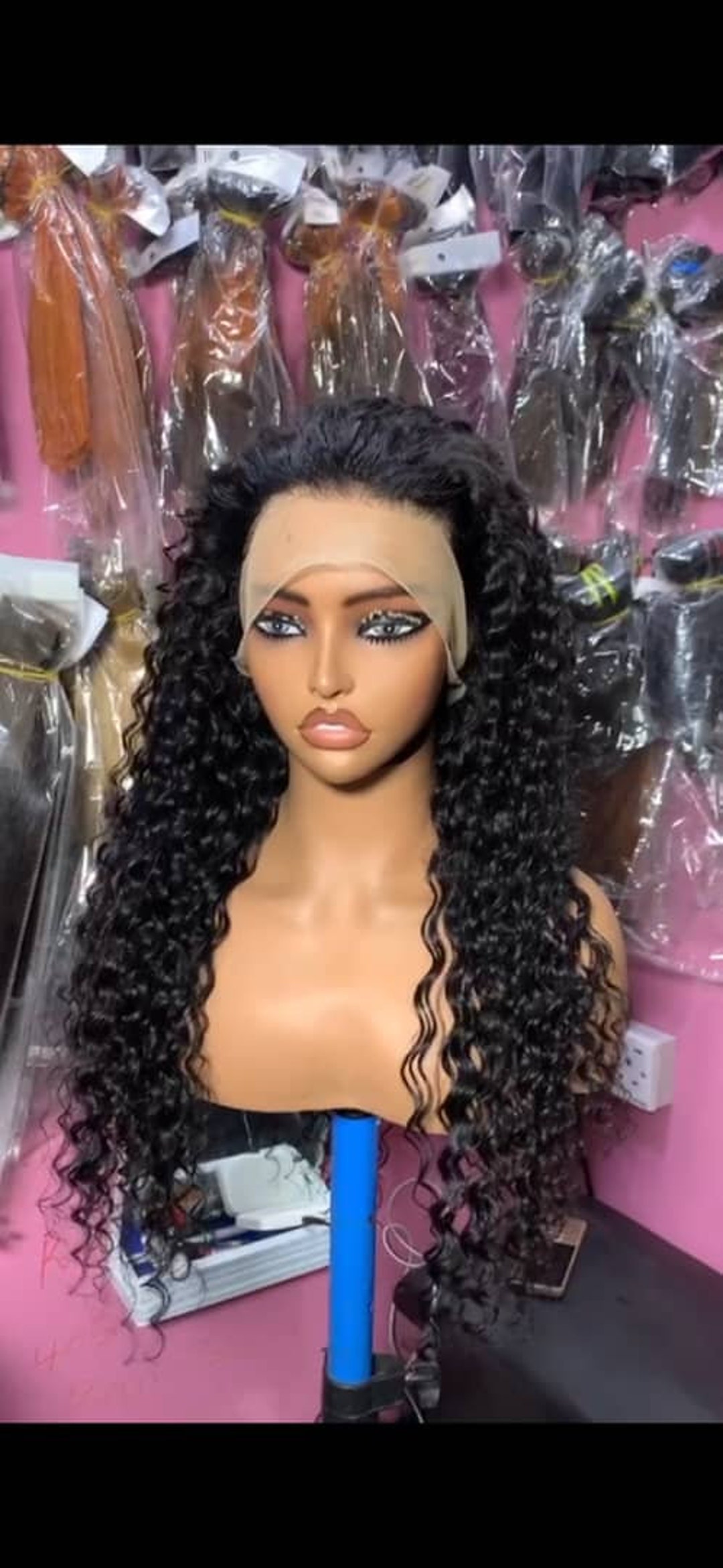 Sdd Deep Curls, Full Frontal Lace, Human Hair - Etsy