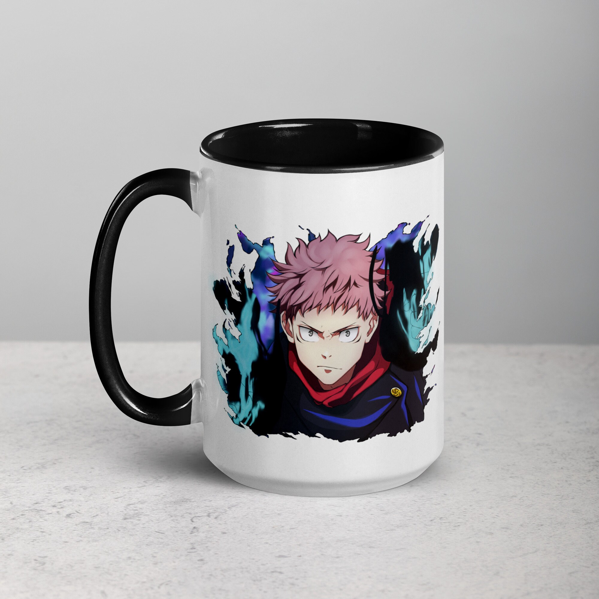 Yuji Itadori Coffee Mug, Cursed Energy, Jujutsu Kaisen Mug, Anime Mug ...