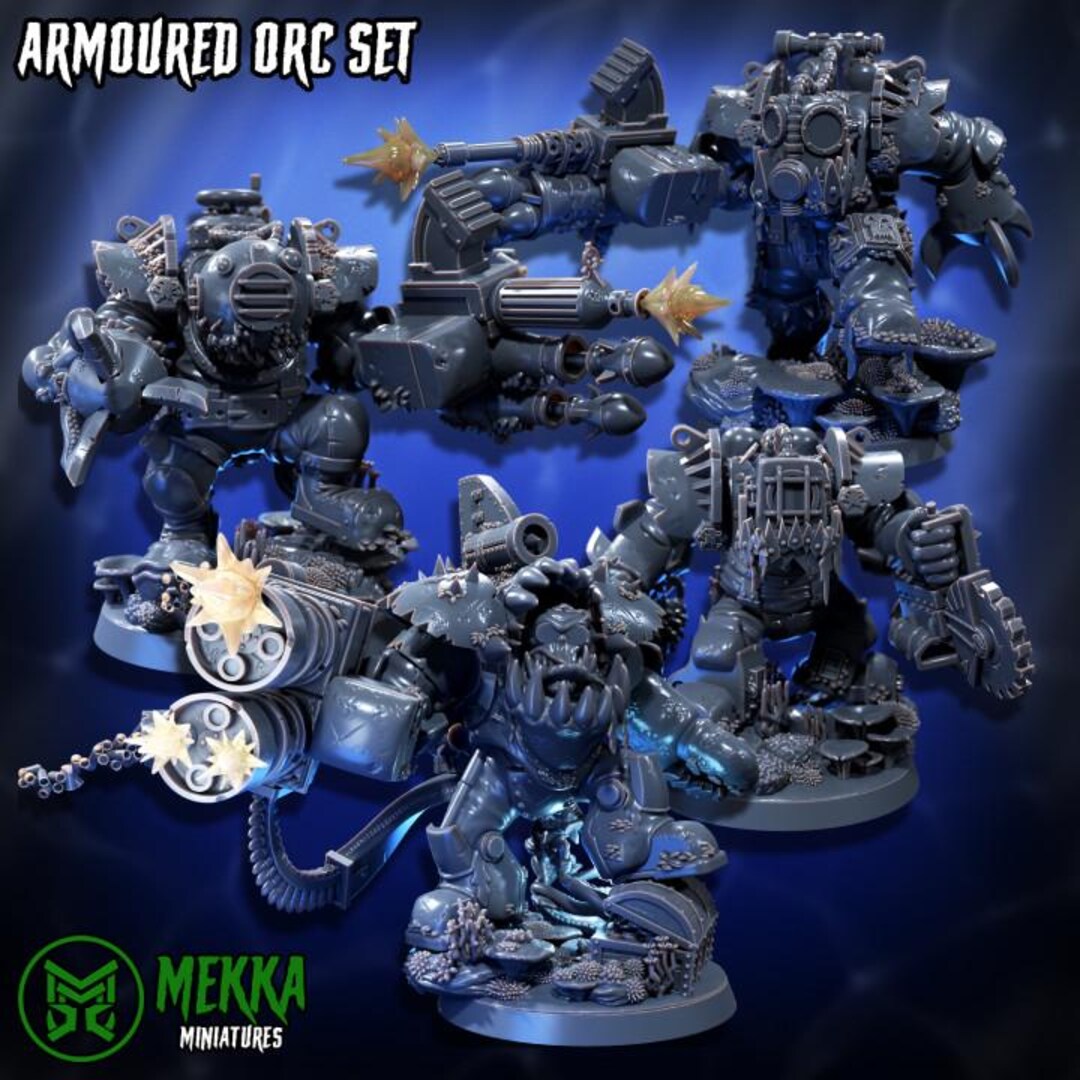 Armoured Orc by Mekka Miniatures - Etsy