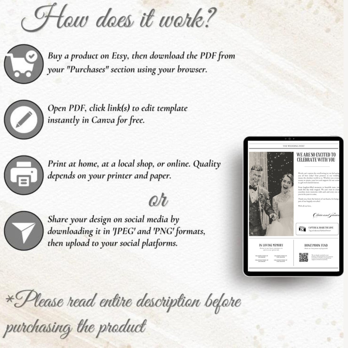 Newspaper Wedding Program Template, Newspaper Club Tabloid Template ...