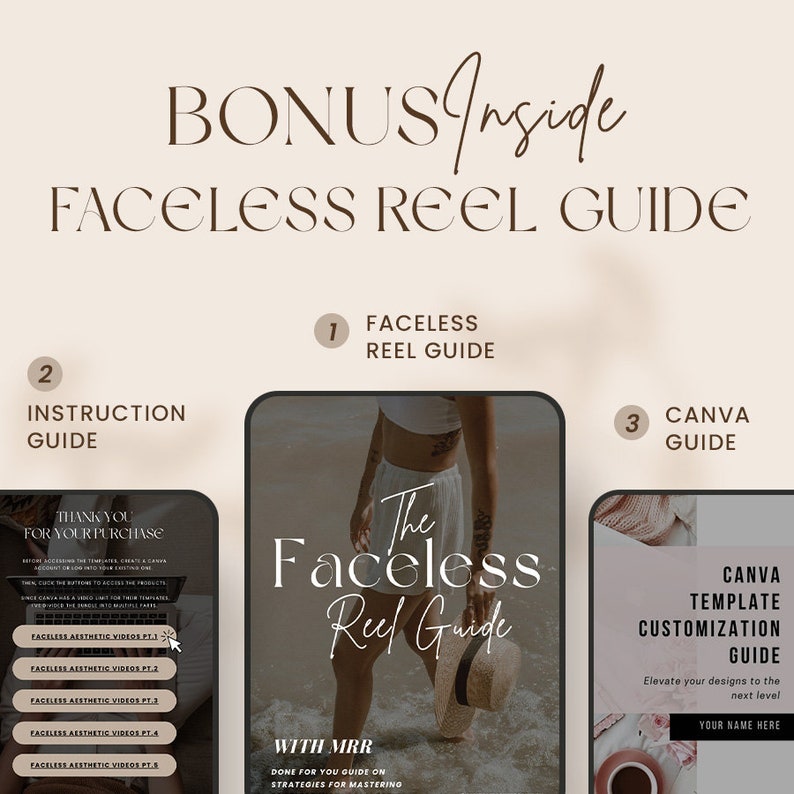 1200+ Faceless Aesthetic Videos for Instagram Reels, Minimalist ...