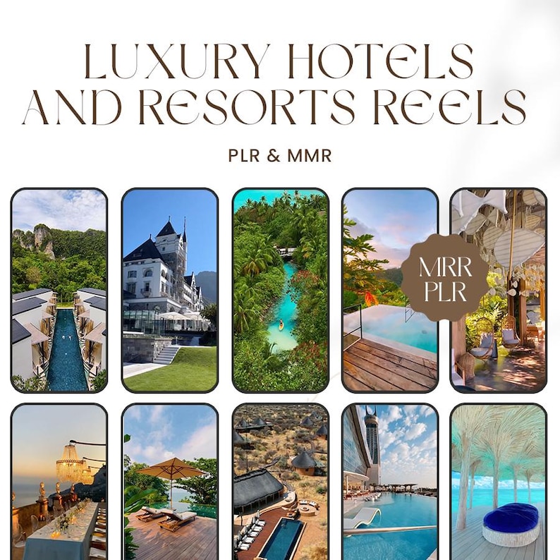 2000 Elegant Travel Reels: Social Media Travel Content (canva Template ...