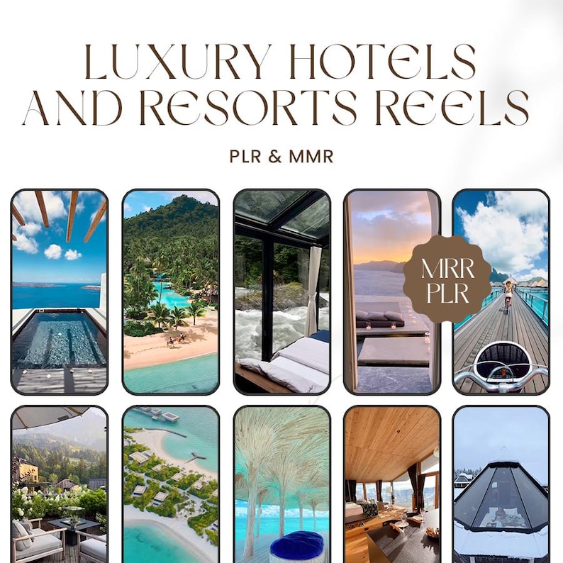 2000 Elegant Travel Reels: Social Media Travel Content (canva Template ...