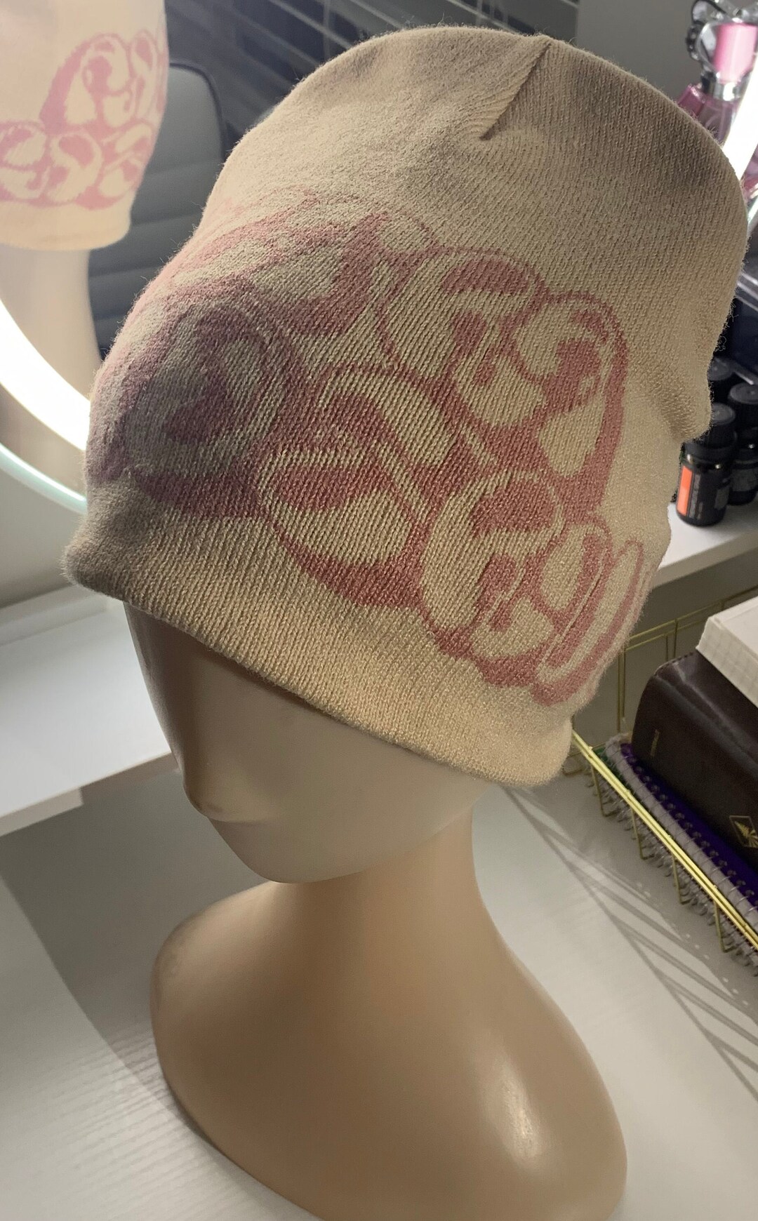 Y2k Jacquard Knit Beanie - Etsy