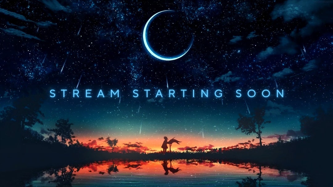 Starting Soon Scene Animated Nightmoon - Etsy