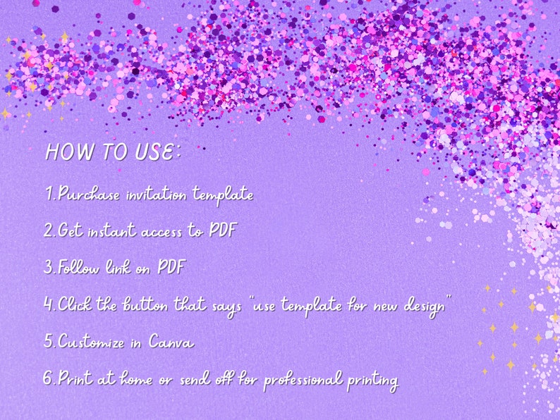 Editable Rainbows and Sparkles Unicorn Birthday Card Invitation | Made ...