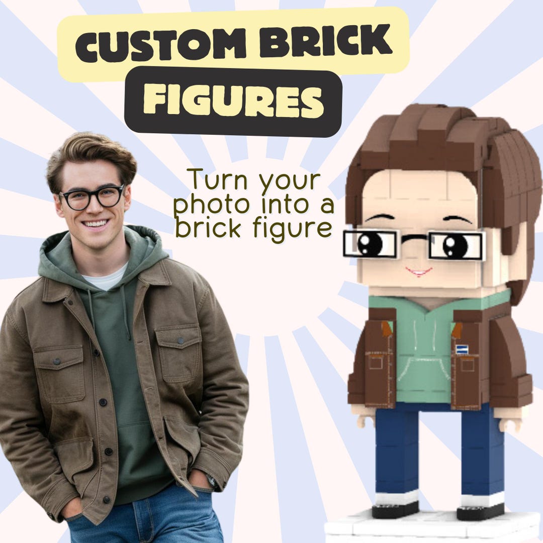 Photo Custom Minifigures, Personalized Picture Person Brick Figure ...