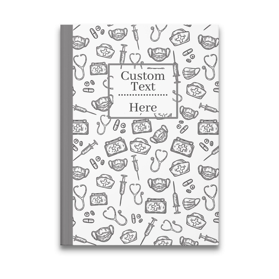 Custom Notebook Gift for Medical Student Personalized Hard Cover ...