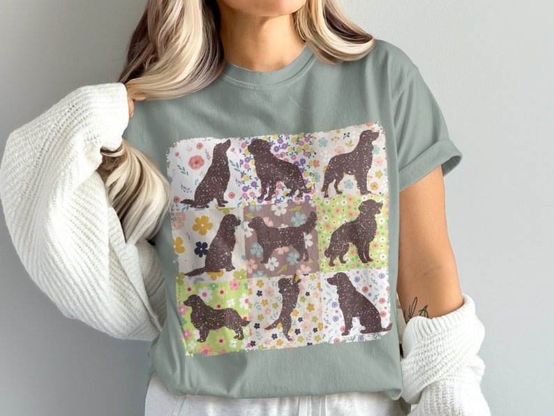 Golden Retriever Dog Mom Tshirt, Cute Cottagecore Pet Parent Shirt, Gift for Dog Lover, Trendy ...